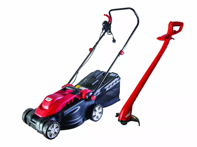Set masina de tuns iarba 1600W si trimmer 250W Raider RD-LMGT01 075327 ...