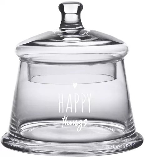 Borcan sticla transparenta 12x13 cm 6GL4259 - cel.ro