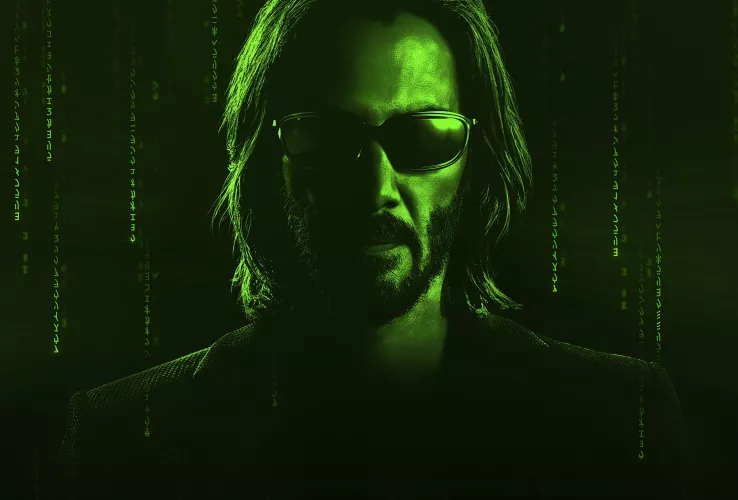 Tablou Canvas Keanu Reeves The Matrix Resurrections 80x50cm tablou855 ...