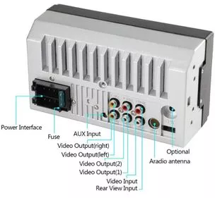 Dvd Auto Player Usb Bt Radio Mirrorlink 4x60 W + camera incastrabila 100033