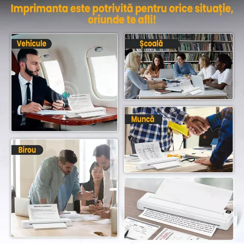 Imprimanta termica portabila A4 GlowforHome fara fir fara tus A4 ...