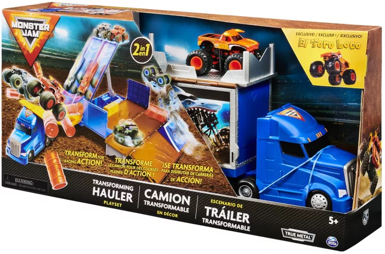 MONSTER JAM SET DE JOACA CAMIONUL CONVERTIBIL IN ARENA VVT6058258 - cel.ro