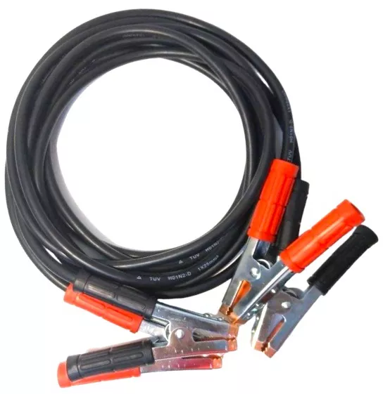 Set cabluri transfer curent auto 2500A dimensiune 3 metri cu cleme ...