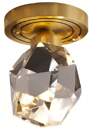 Lustra LED hol LuminiLux Gold 11 x 16 cm Cristal qb2r_955236021 - cel.ro