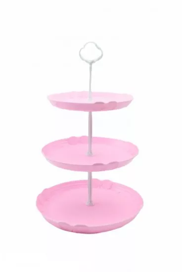 Suport prajituri etajat din plastic 26x25x19 cm NO6082