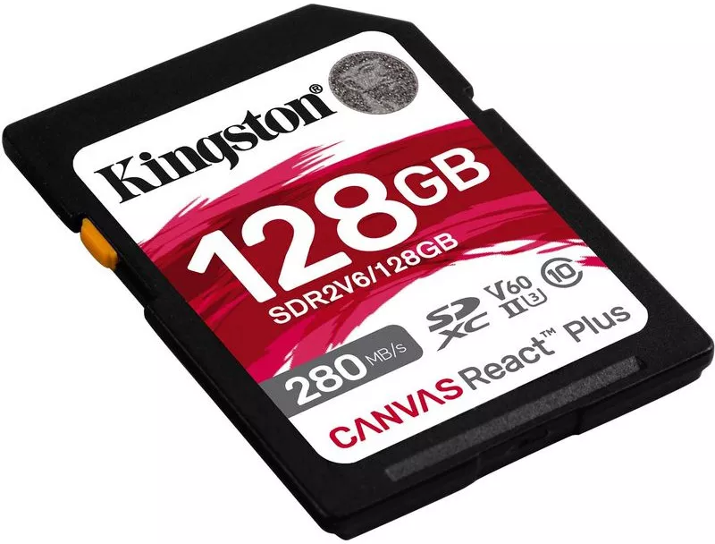 Card memorie Kingston SDXC Canvas React Plus Class 10 UHS-II 128GB