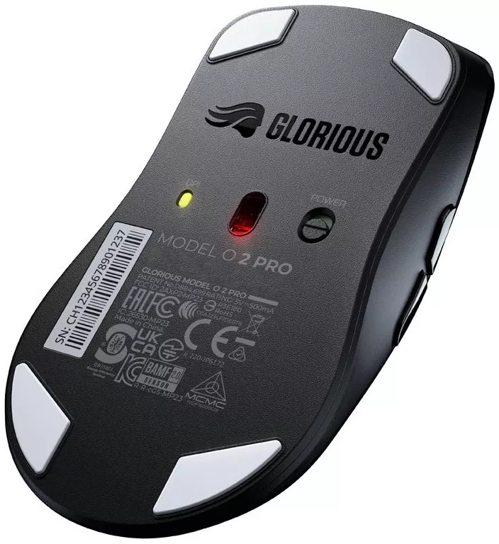 Mouse Gaming Glorious PC Gaming Race Model O2 PRO Wireless Black GLO-MS ...