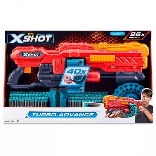 Arma de jucarie X-Shot ExcelTurbo Advance 96 cartuse 11857 - cel.ro
