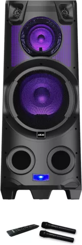 Boxa portabila activa Akai Party Speaker 500 300W Bluetooth Radio FM ...