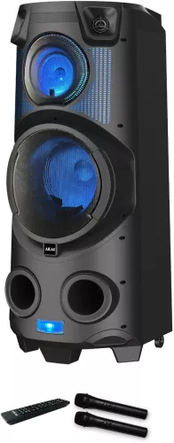 Boxa portabila activa Akai Party Speaker 500 300W Bluetooth Radio FM ...