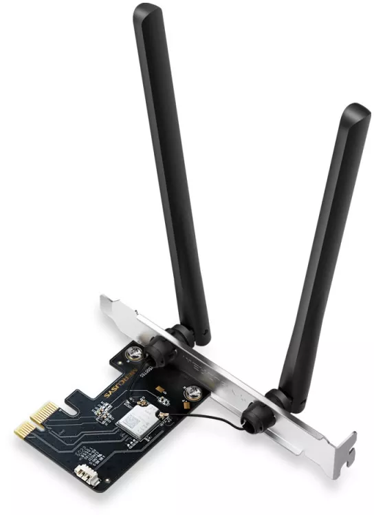 Placa de retea wireless MERCUSYS MA86XE Tri-Band WiFi 6E Bluetooth 5.2 ...