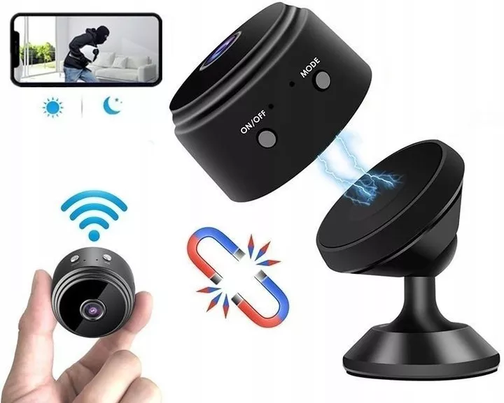 Mini camera spion Zola® cablu micro USB 50 cm suport de prindere ...