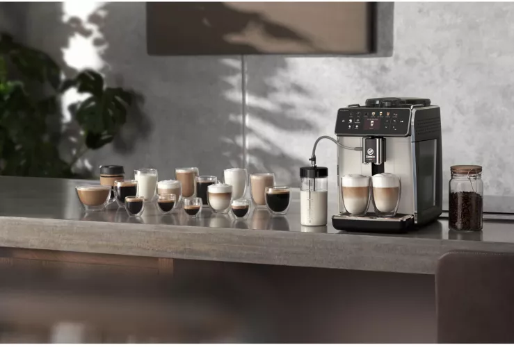 Espressor automat Saeco GranAroma SM6582/30 sistem de lapte Latte Duo 16