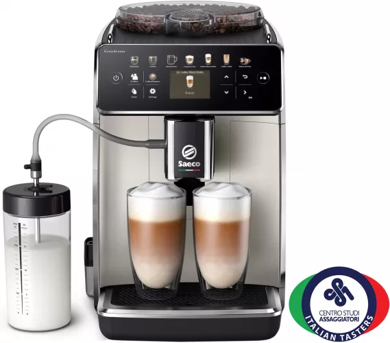 Espressor automat Saeco GranAroma SM6582/30 sistem de lapte Latte Duo ...