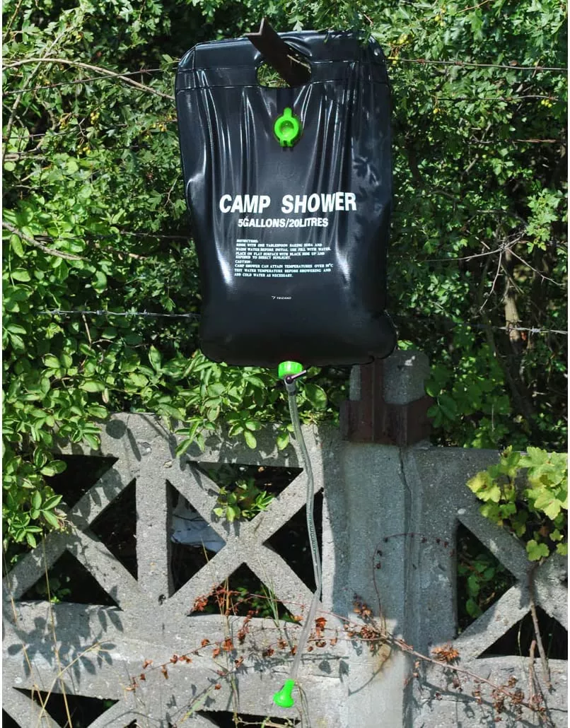 Dus solar pentru camping Zola® capacitate 20L negru ZY11163QWS8NEW