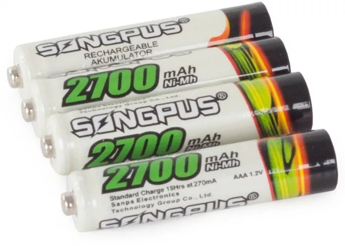 Set acumulatori AAA R3 2700mAh Ni-MH 4 buc ZK12003QWS5 - cel.ro