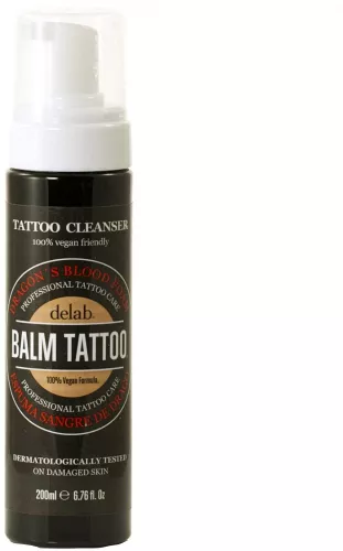 Spuma Balm Tattoo Dragons Blood Foam pentru Curatarea Tatuajelor Formula Vegana - cel.ro