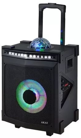 Boxa Audio Akai Portabila Design Discoball Functie Karaoke Dimensiune ...