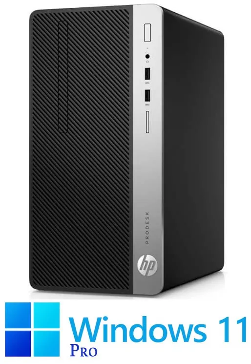 Calculator HP ProDesk 400 G5 MT Hexa Core i5-8500 16GB DDR4 SSD Win 11 ...