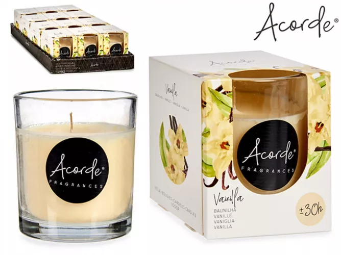 Set 3 lumanari parfumate 30 ore aroma de Vanilie lumanare-set3 - cel.ro