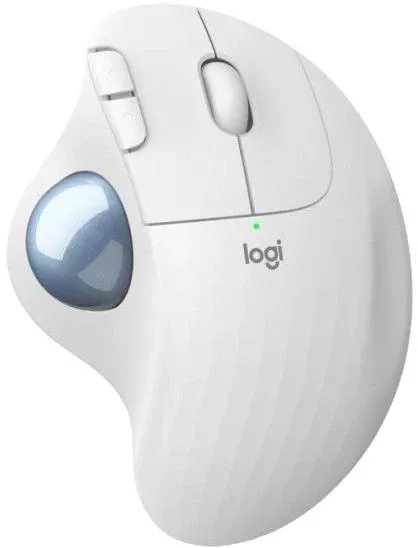 Mouse wireless Logitech Ergo M575 Alb 910-006438 - cel.ro
