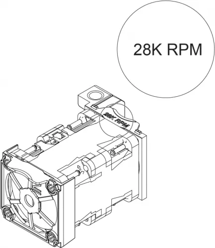 Ventilator Lenovo ThinkSystem 1U Performance 4F17A14487 - cel.ro