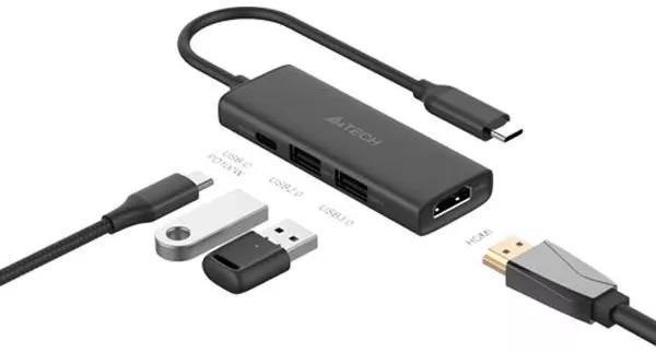 Docking Station A4tech universal DST-40C DST-40C-GR - cel.ro