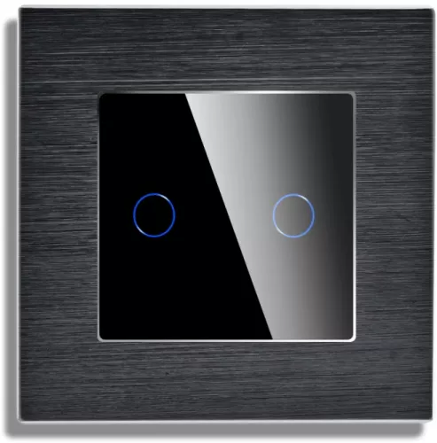 Intrerupator retro finisaj negru