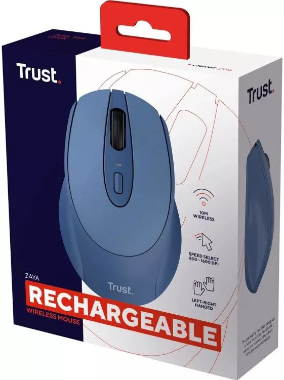 Mouse Trust Zaya Wireless Blue TR-25039 - cel.ro