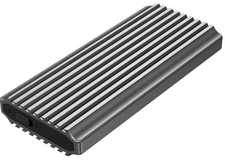 Rack extern GEMBIRD pt. SSD M.2 M.2 interfata PC USB 3.1 RGB LED ...
