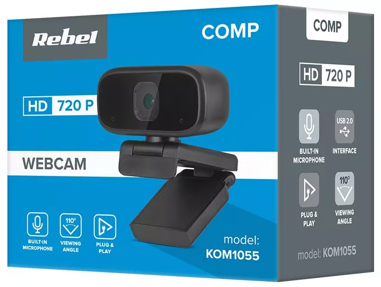 Camera Web HD Plug & Play Microfon Stereo USB mmro_225781128