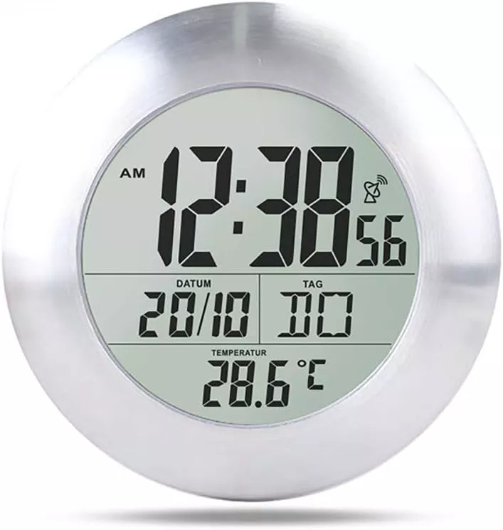 Ceas de perete pentru baie cu ceas data si temperatura 2gcr_225783453 ...