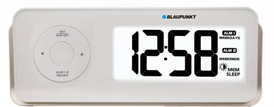Radio Cu Ceas Blaupunkt Fm Radio/dual Alarm/usb Ecran Lcd Alb gtgu ...