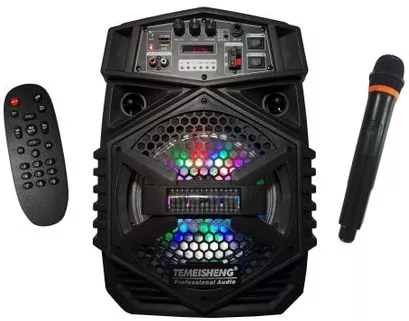 Boxa Activa Cu Statie Tip Troller 1 Microfon Wireless Telecomanda ...