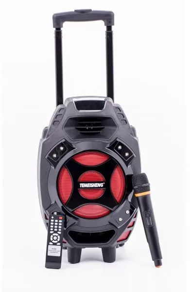 Boxa Activa Portabila Troler Cu Acumulator Q7 120 W 12 Inch Microfon ...