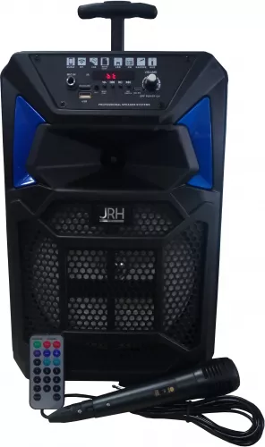 Boxa Audio Portabila Cu Troler Si Maner Retractabil Conectare Uusb Tf ...