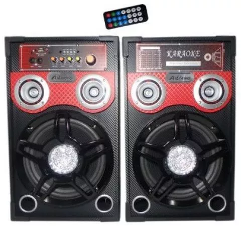 Boxe . Audio Active Ailiang bluetooth Din Lemn Negru Lumini Colorate ...