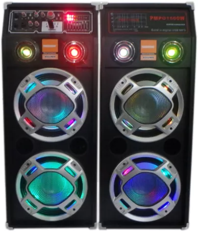 Boxe Cu Statie Active Profesionale Bluetooth / Usb / Sd Card + Set 2 ...