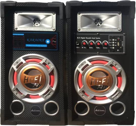 Boxe . Pc Ailiang Hi-fi Cu Bluetooth 2 Intrari De Microfon Card Sd Usb ...