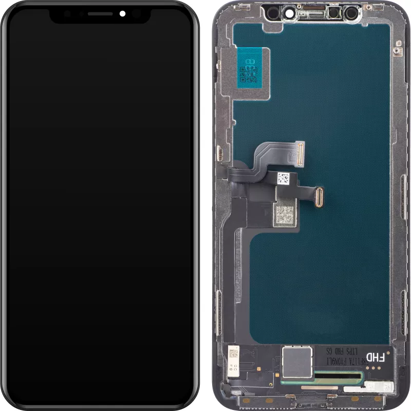 Display ecran cu Touchscreen si Rama compatibil cu Apple Iphone X Negru ...