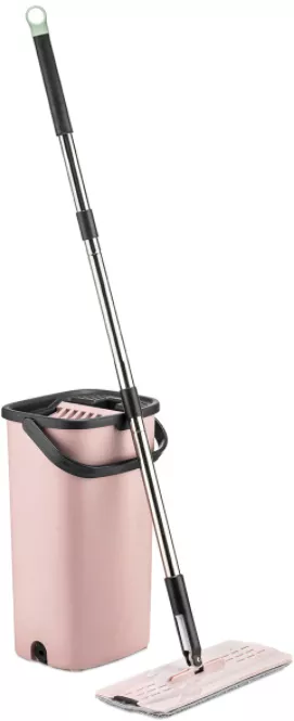 Galeata Cu Mop Plat Maner Reglabil 100 - 130 Cm Capacitate 9l Cap ...