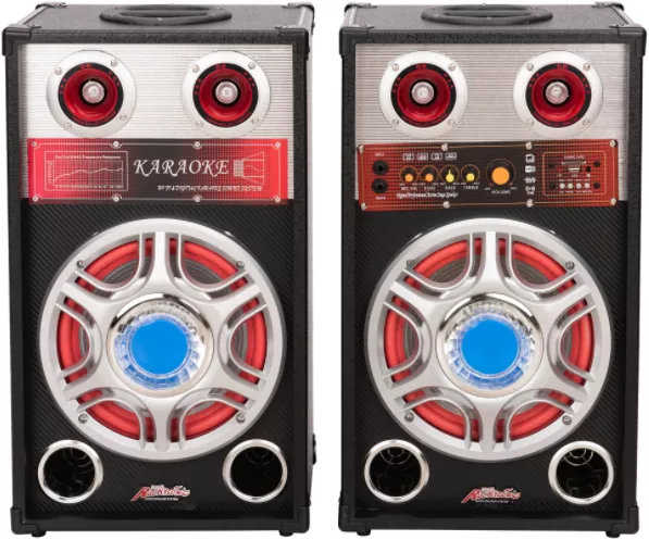 Set 2 Boxe 1 Activ + 1 Pasiv 613d 2 X 80 W Bluetooth Usb Tf Card Nivel ...