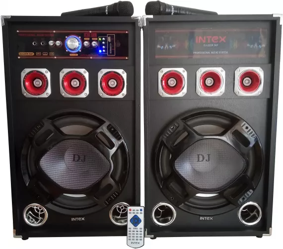 Set 2 Boxe Audio Active Intex Cu Conectori Usb Sd Card Functia ...