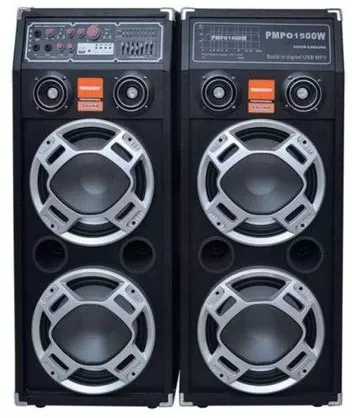 Set . 2 Boxe Audio Cu Statie Bluetooth / Usb/sd 2 X 300 W fm Negru - cel.ro