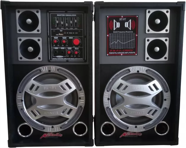 Set Boxe Profesionale Cu Egalizator 5 Benzi Usb Tf Card Controale Medii ...