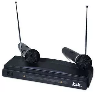 Set Profesional De 2 Microfoane Wireless Klausstech Tipul Emisiei Fm ...