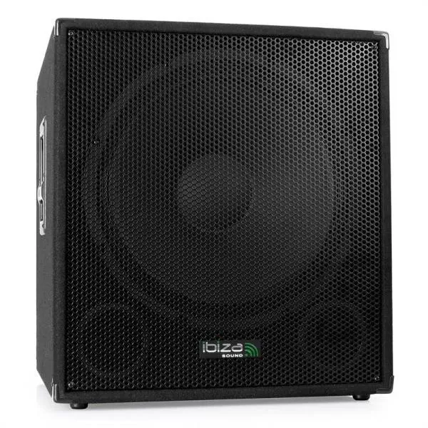 Subwoofer Activ 18 Inch ibiza Putere 1200 W Reglaje 2 In Linie + 2 ...