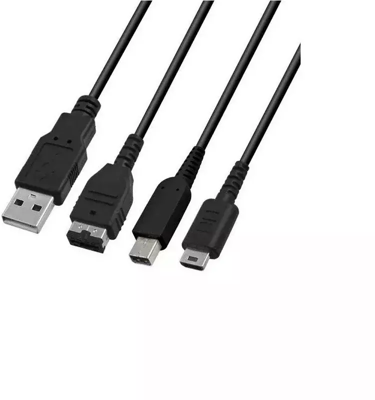 3 in1 USB pentru Nintendo 2DS 3DS DSi DS Lite GBA Continutul pachetului ...