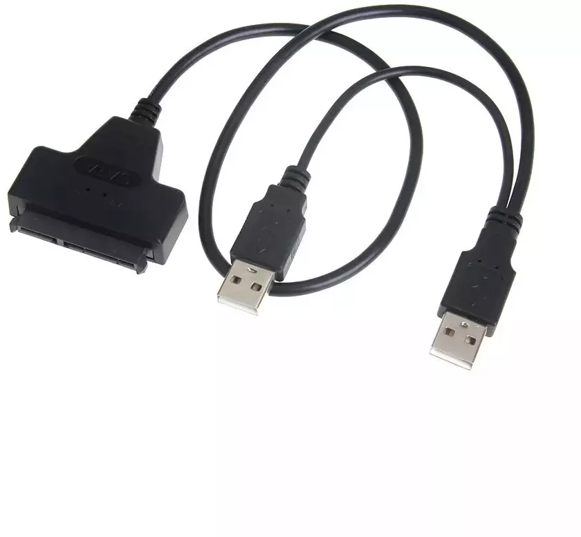 Adaptor USB 2.0 la SATA 7 + 15 pini pentru unitatea HDD de 2.5 AL328 - cel.ro