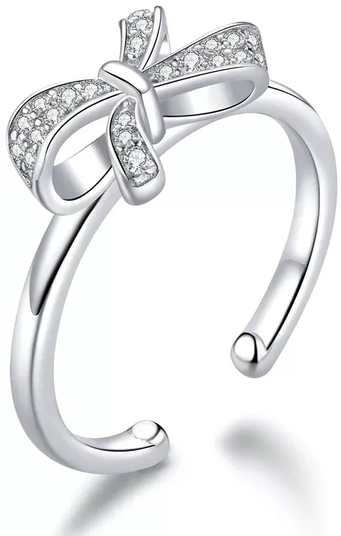 Inel reglabil din argint 925 Rowknot SCR646 - cel.ro